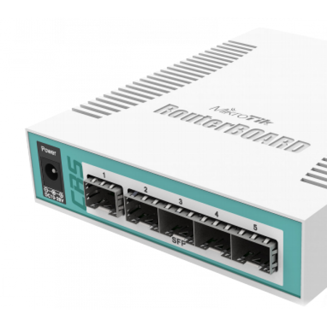 Mikrotik Cloud Router Switch CRS106-1C-5S Fiber Switch 6 Port SFP