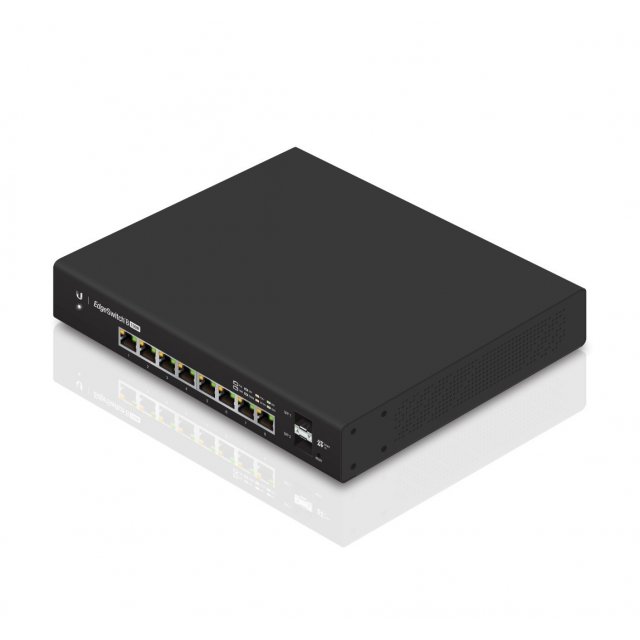 UBNT Ubiquiti EdgeSwitch 8-150W 8 Port Gigabit - 2 SFP Yönetilebilir POE+
